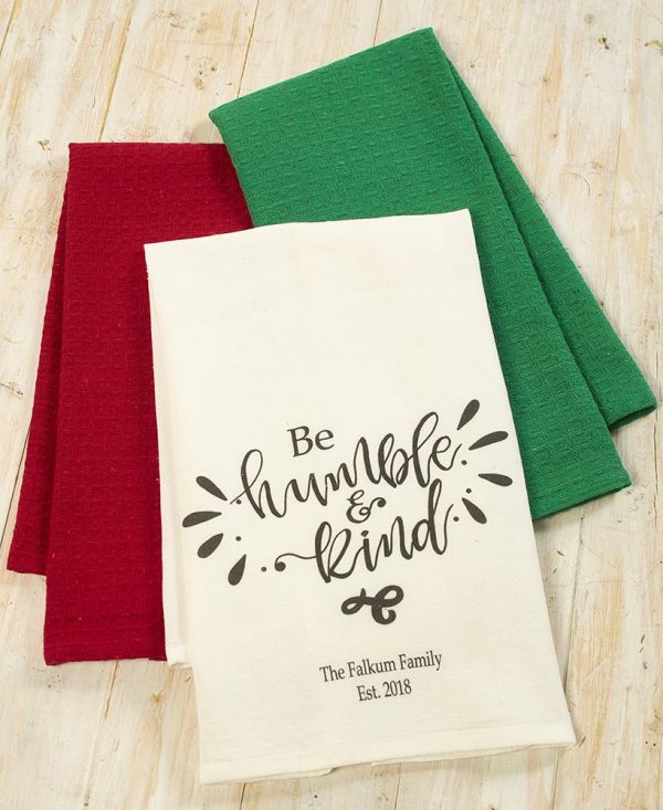 Home Basics Colored Kitchen Towels | 100% Lint Free Cotton