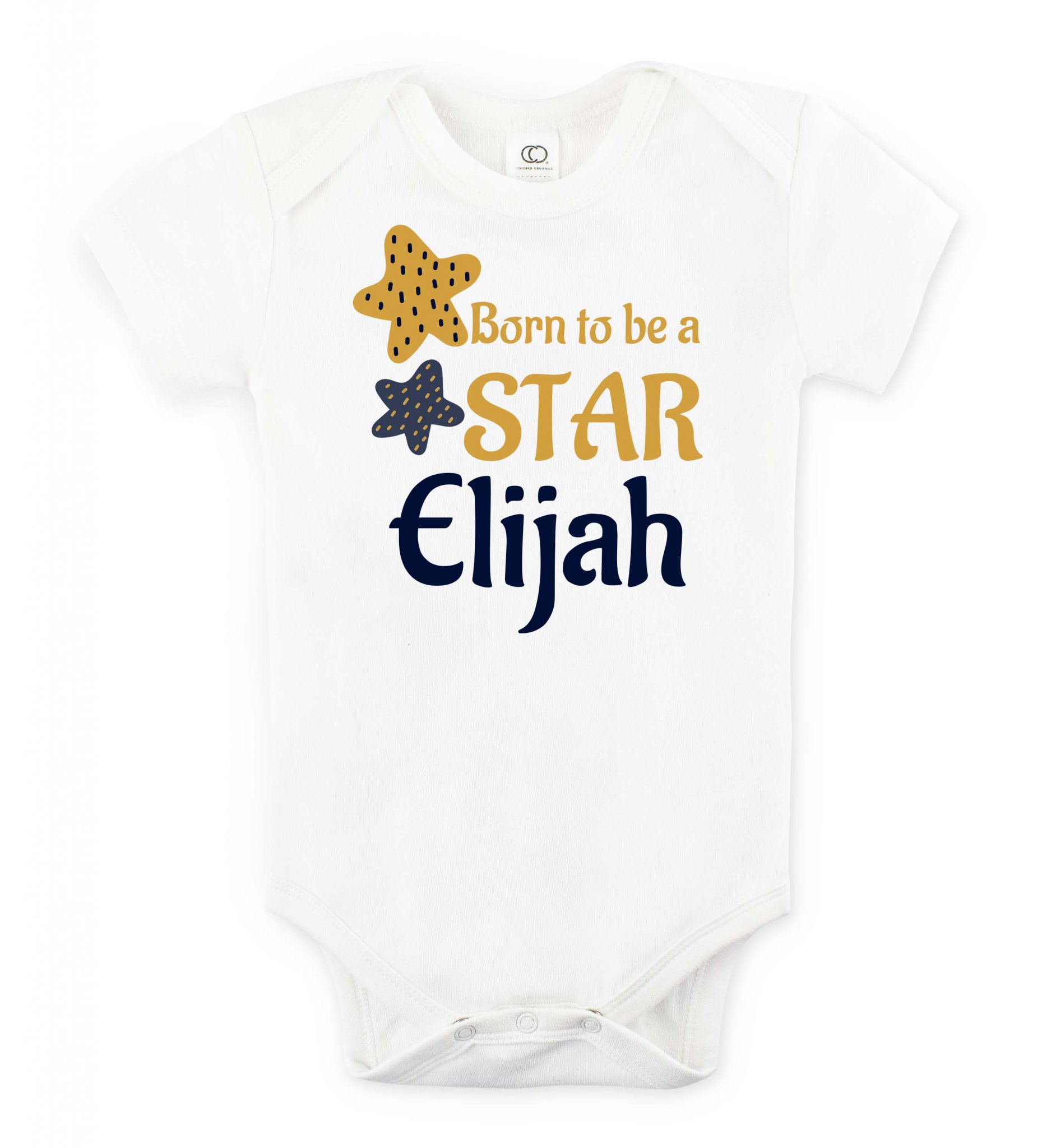 "A Production" Personalize Your Organic Baby Onesie